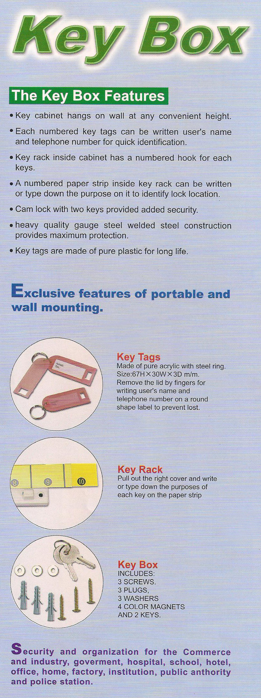 Central Stores || Products - Tata -- Key Box